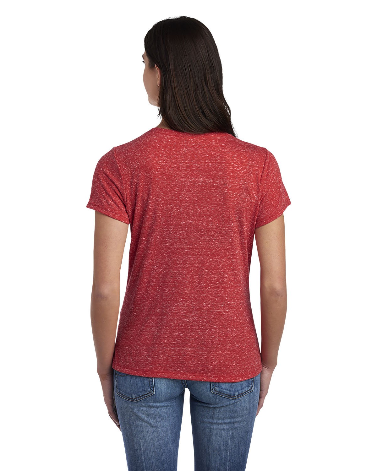 Jerzees 88WVR Ladies Snow Heather V-Neck T-Shirt | Jerzees 88WVR