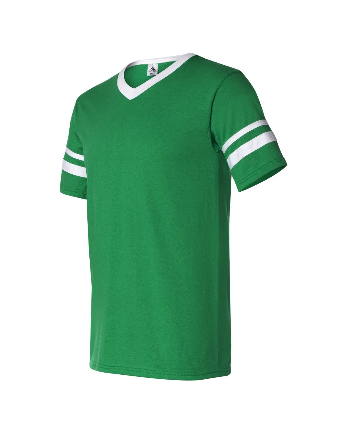 Augusta Sportswear 360 V-Neck Jersey with Striped Sleeves | Augusta ...
