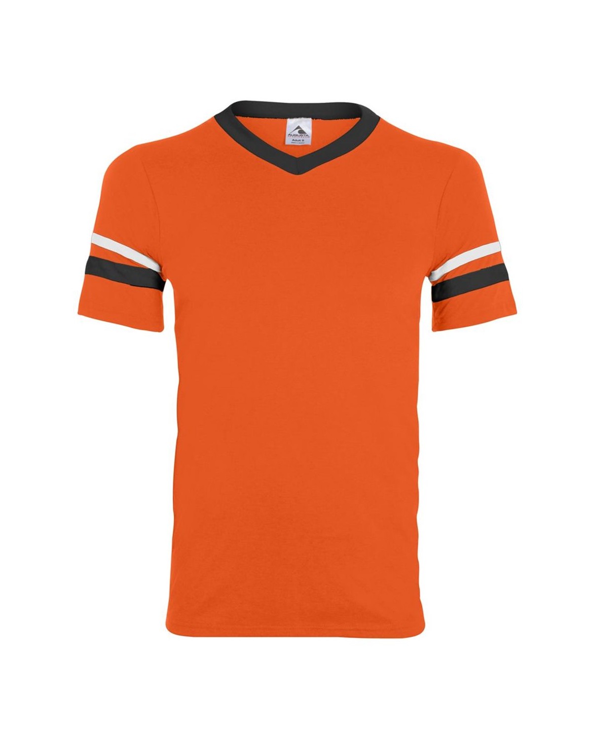 Augusta Sportswear 360 V-Neck Jersey with Striped Sleeves | Augusta ...