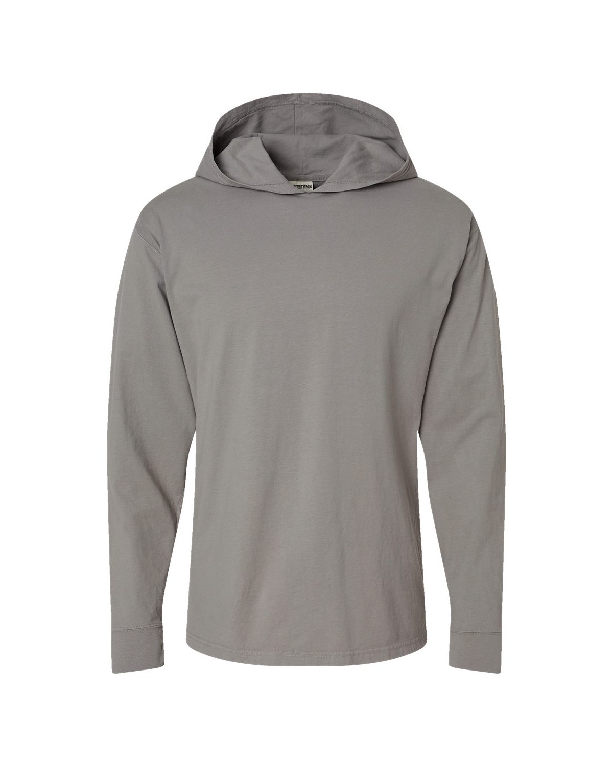 ComfortWash by Hanes GDH280 Garment-Dyed Jersey Hooded Long Sleeve T ...