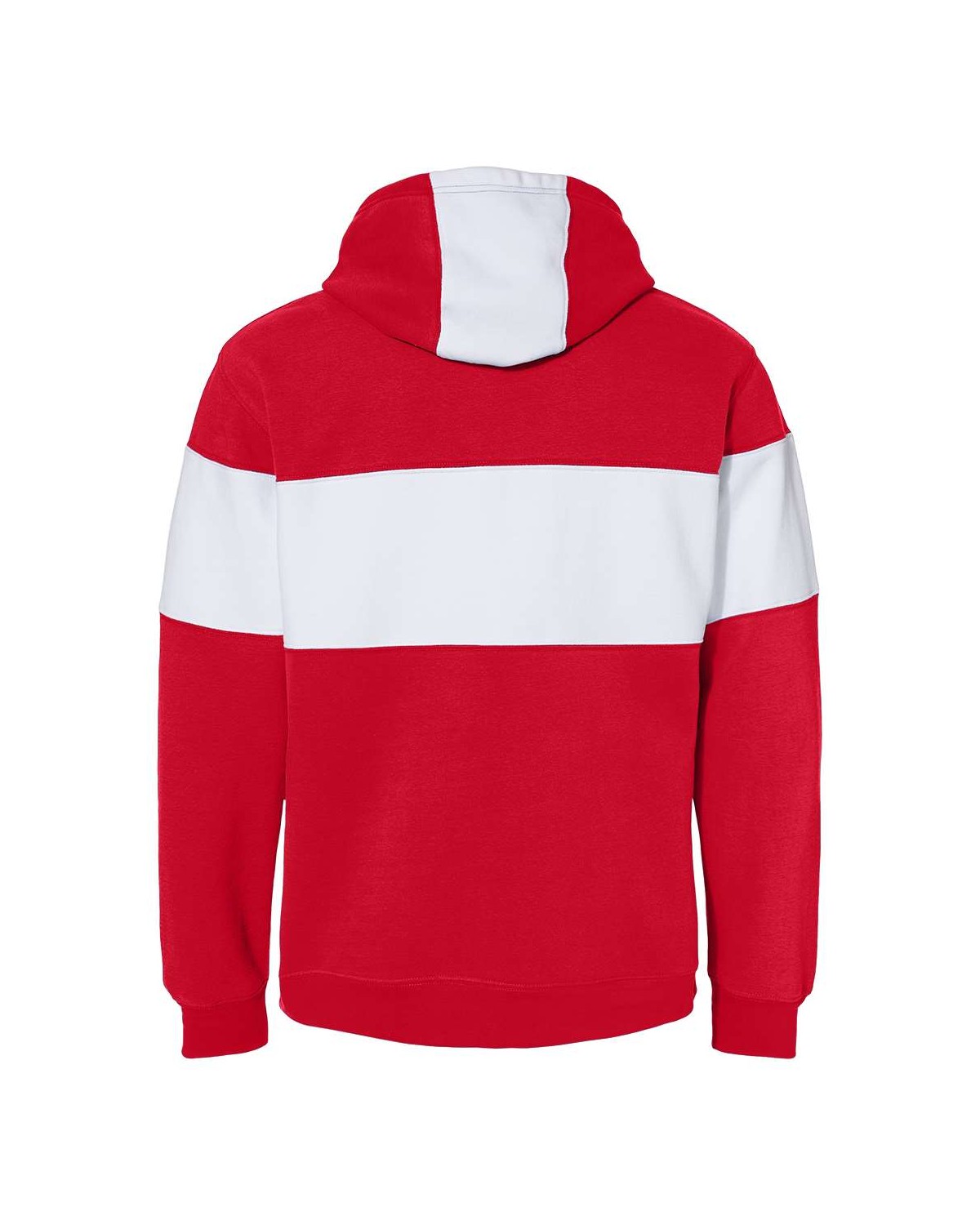 J. America 8644 Varsity Fleece Colorblocked Hooded Sweatshirt | J ...