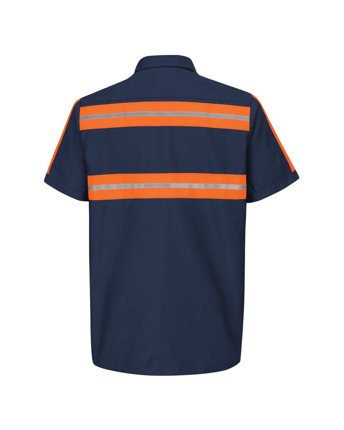 Red Kap SP24ET Enhanced Visibility Industrial Work Shirt - Tall Sizes ...