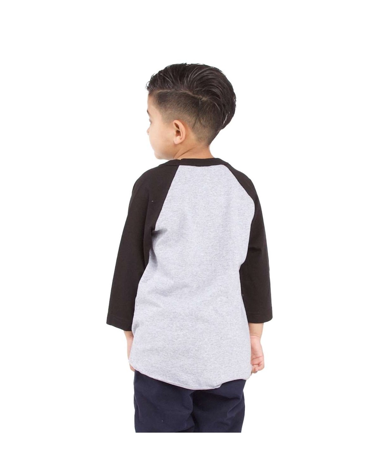 Shaka Wear SHRAGY Youth Three-Quarter Sleeve Raglan | Shaka Wear SHRAGY