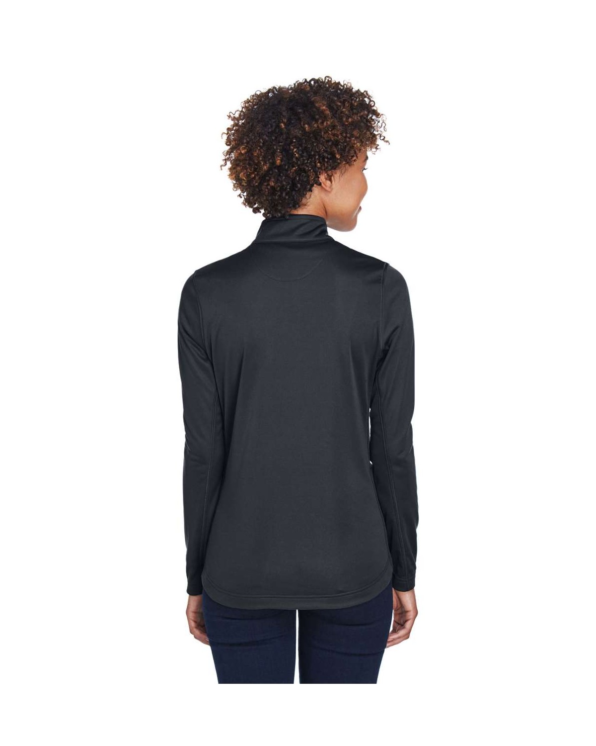 UltraClub 8230L Women's Cool & Dry Sport Quarter-Zip Pullover ...