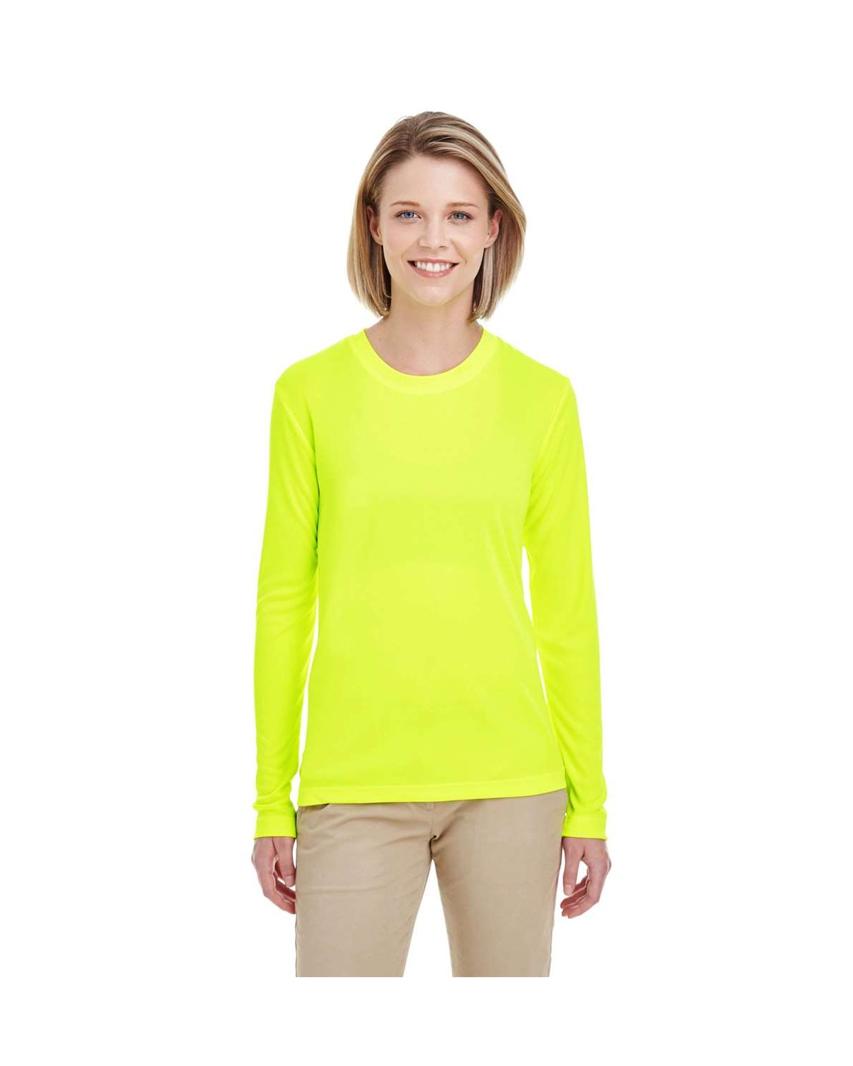 UltraClub 8622W Women's Cool & Dry Performance Long-Sleeve Top ...